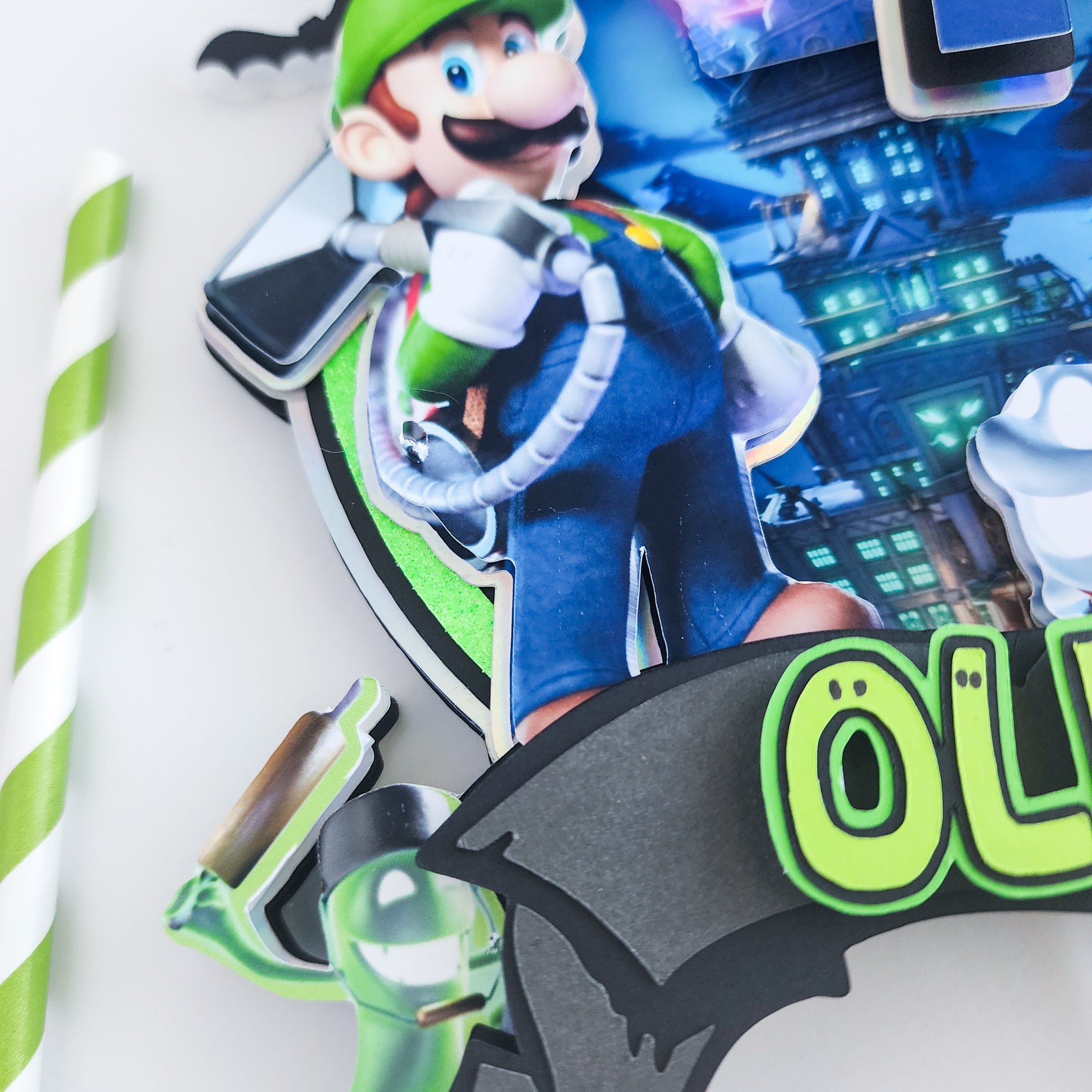 Luigi Mansion Cake Topper – Magicalkraftsbymk