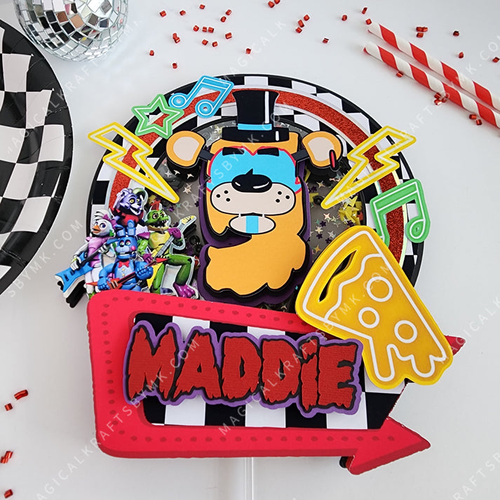 Security Breach Cake Topper – Magicalkraftsbymk