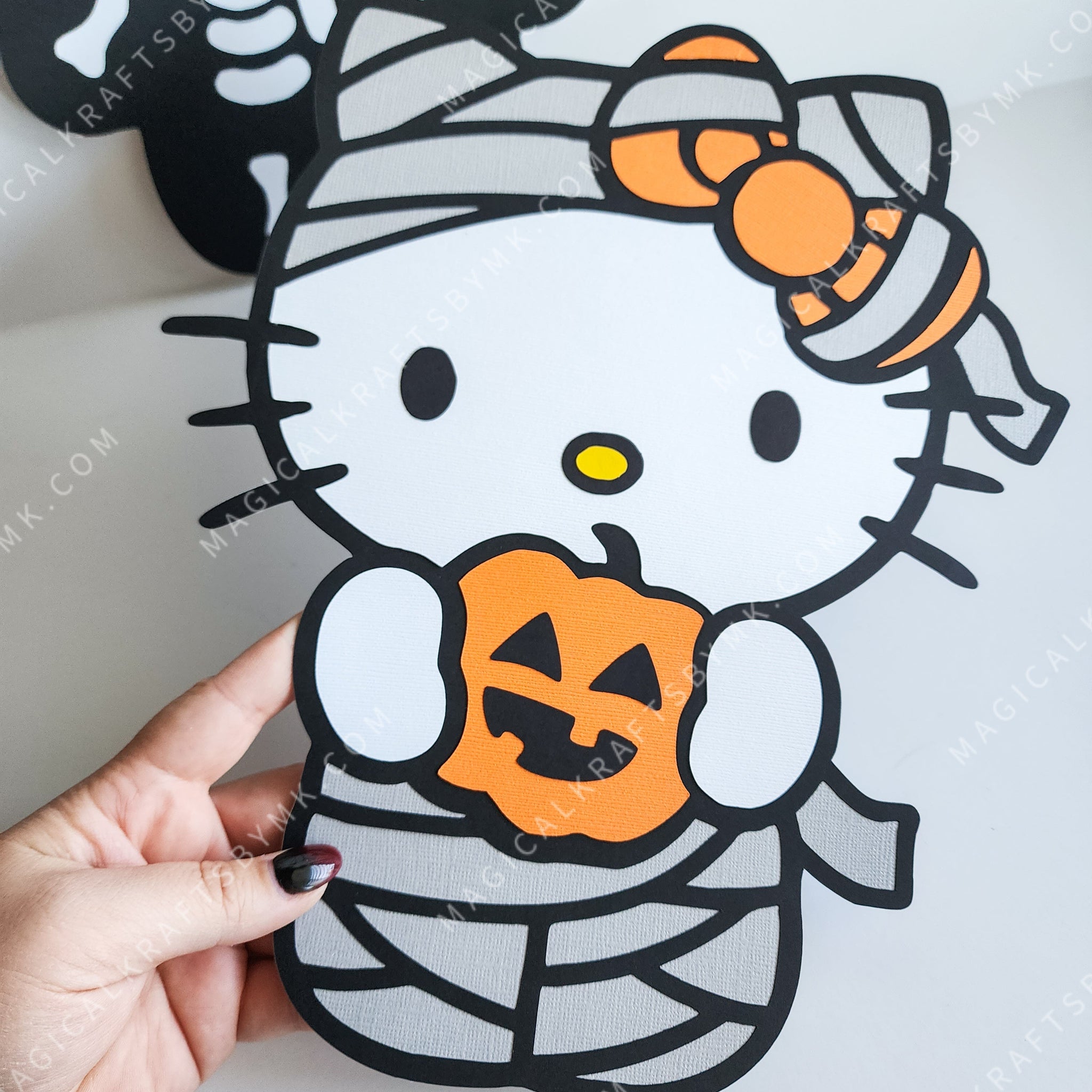 Halloween Kitty Cutouts 12" Tall (Set of 2) – Magicalkraftsbymk