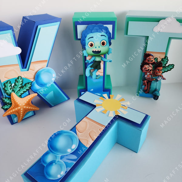 Luca 3D Letters/Numbers – Magicalkraftsbymk