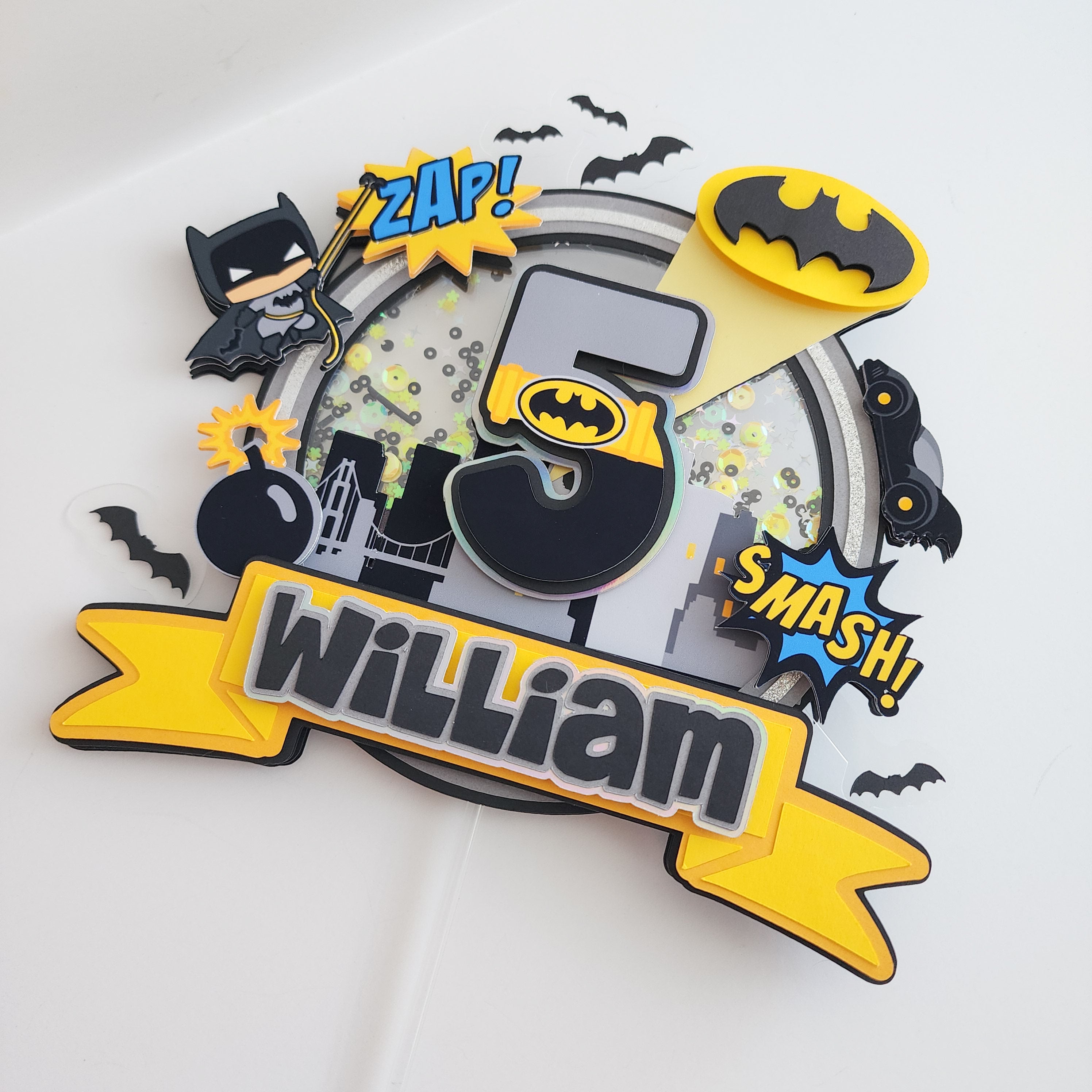 Dark Bat Cake Topper – Magicalkraftsbymk